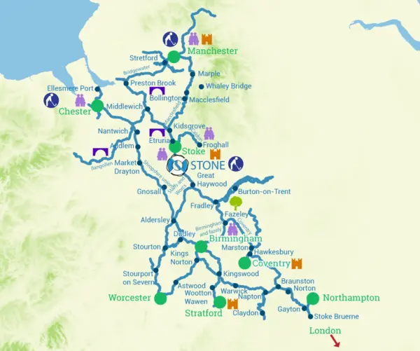 Stone - Stourport - Tewkesbury - PeStone - Stourport - Tewkesbury ...