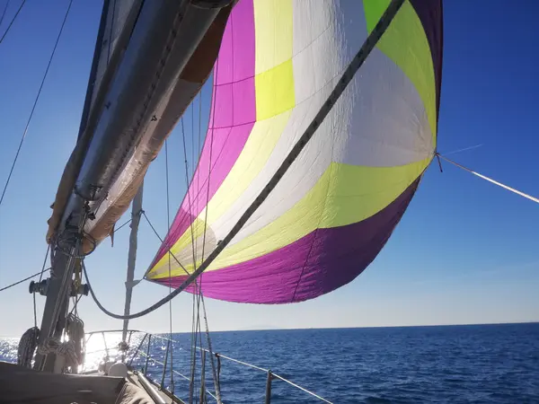 Arten von Segeln auf einer Mietyacht
